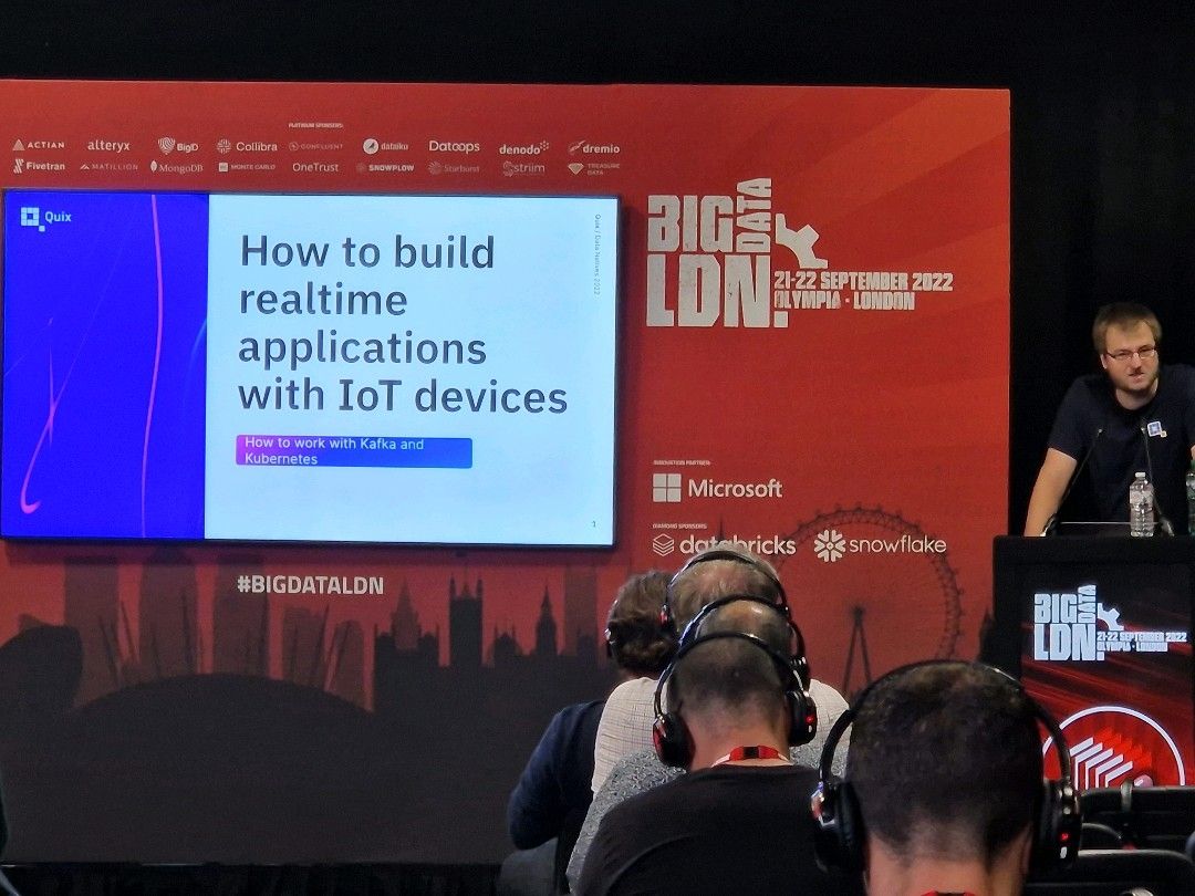 #bigdataldn #streamprocessing #iot | Quix #bigdataldn #streamprocessing #iot | Quix