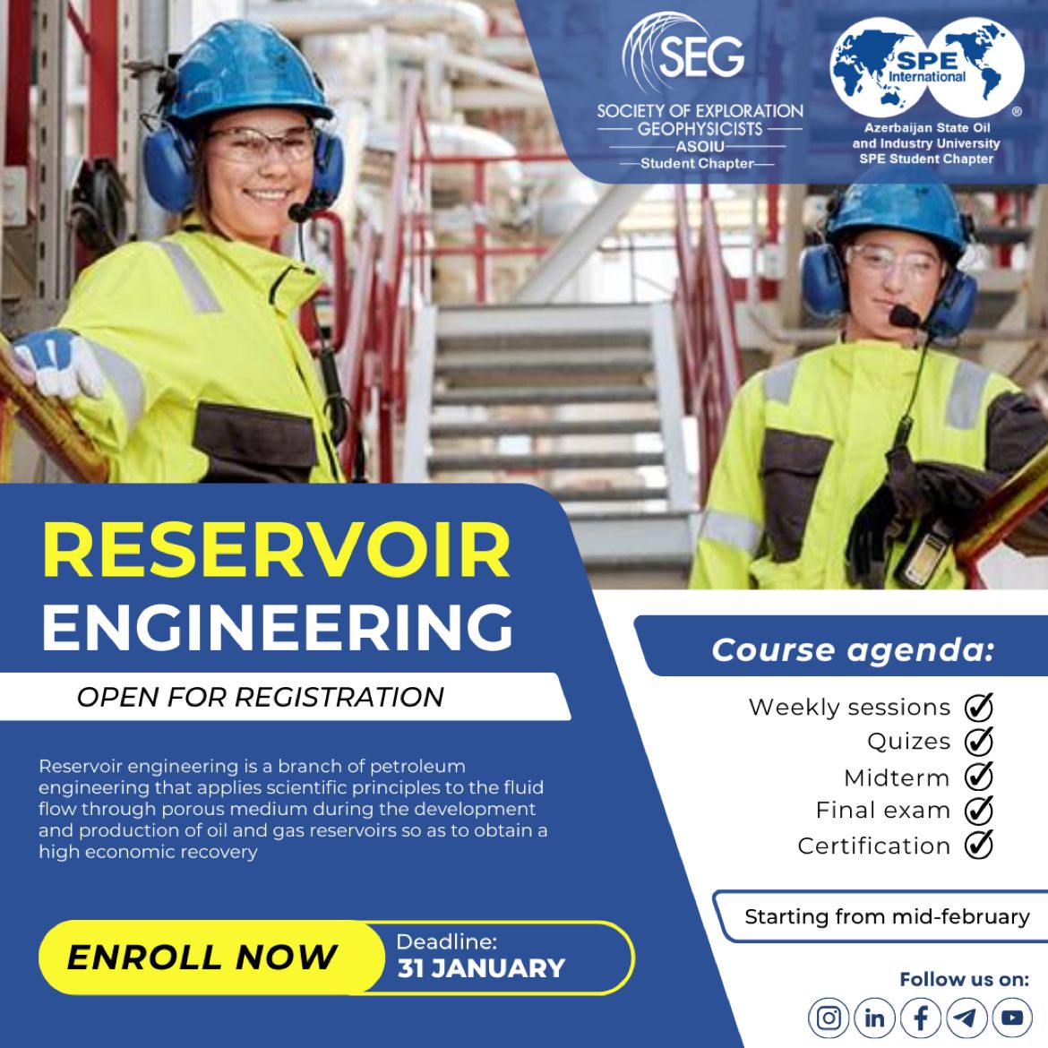 SPE ASOIU Student Chapter على LinkedIn: #reservoirengineering # ... SPE ASOIU Student Chapter على LinkedIn: #reservoirengineering # ...