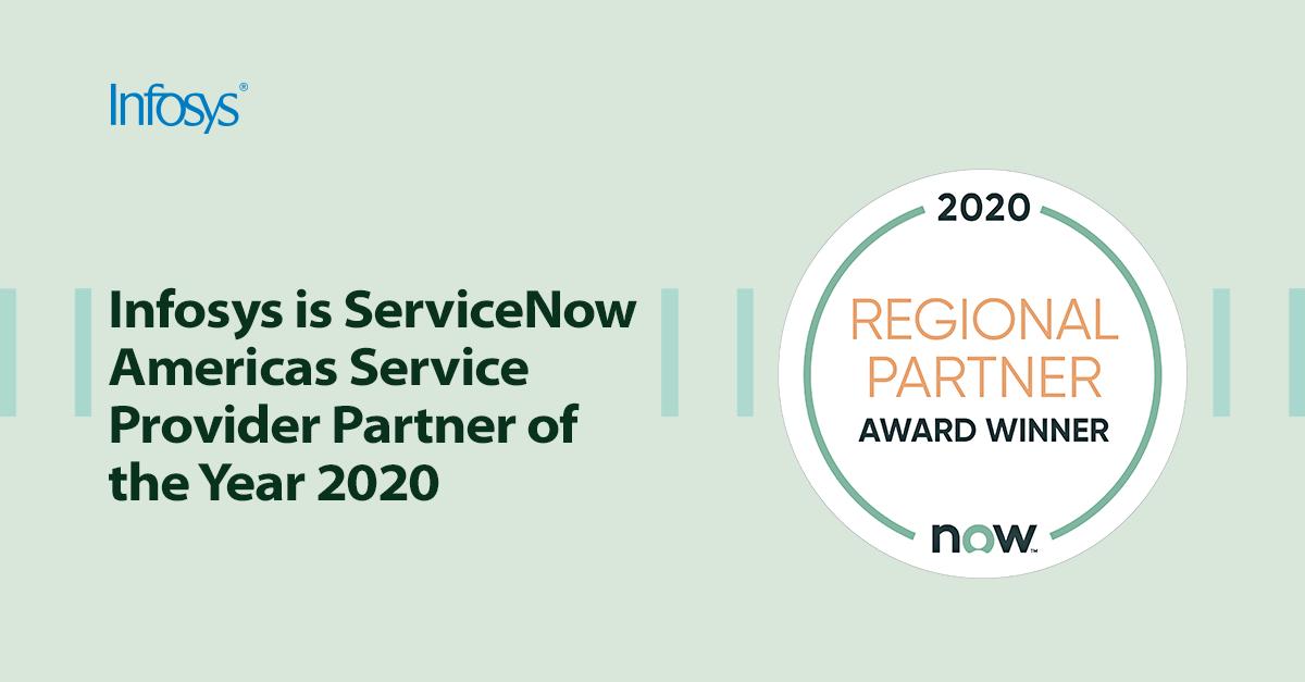 Infosys has been recognized by ServiceNow as the 2020 ServiceNow ... Infosys has been recognized by ServiceNow as the 2020 ServiceNow ...