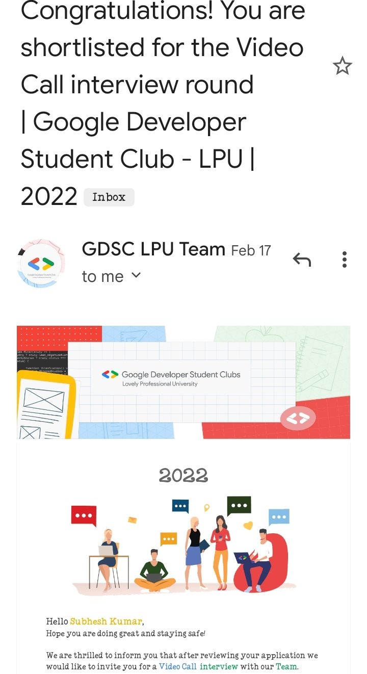 Subhesh Kumar on LinkedIn: #gdsc #dsc #lovelyprofessionaluniversity # ... Subhesh Kumar on LinkedIn: #gdsc #dsc #lovelyprofessionaluniversity # ...