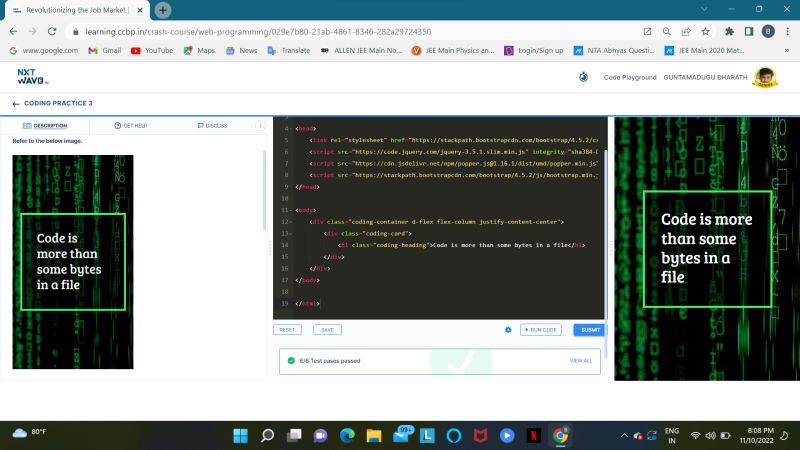 BHARATH GUNTAMADUGU on LinkedIn: Happy to show my 3rd coding practice ... BHARATH GUNTAMADUGU on LinkedIn: Happy to show my 3rd coding practice ...