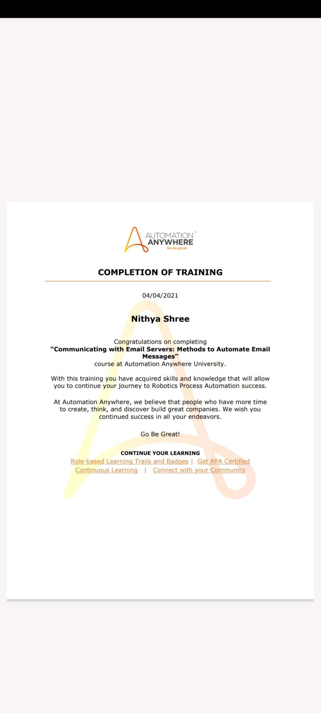 Nithya Shree R posted on LinkedIn Nithya Shree R posted on LinkedIn