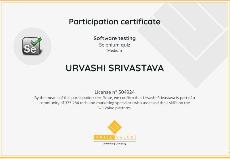 Urvashi Srivastava on LinkedIn: #selenium #seleniumtesting # ... Urvashi Srivastava on LinkedIn: #selenium #seleniumtesting # ...