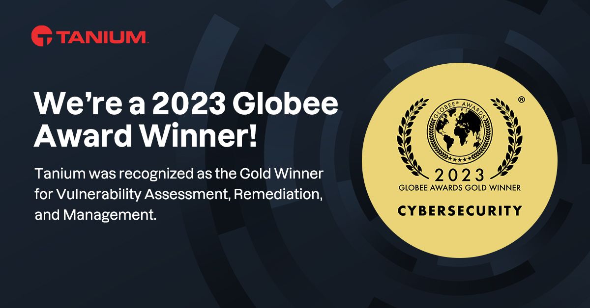 Tanium on LinkedIn: Another win for the trophy case! Tanium was honored ... Tanium on LinkedIn: Another win for the trophy case! Tanium was honored ...