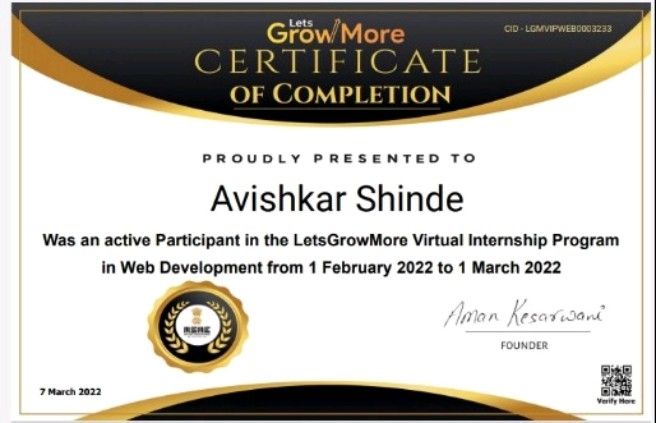 #connections #internship #webdevelopment | Avishkar Shinde #connections #internship #webdevelopment | Avishkar Shinde