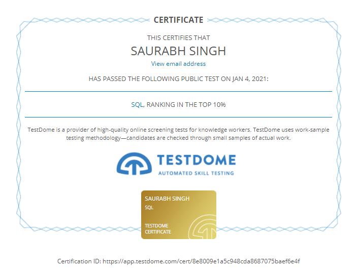 Saurabh Singh on LinkedIn: #sql #oracle #sqlqueries Saurabh Singh on LinkedIn: #sql #oracle #sqlqueries