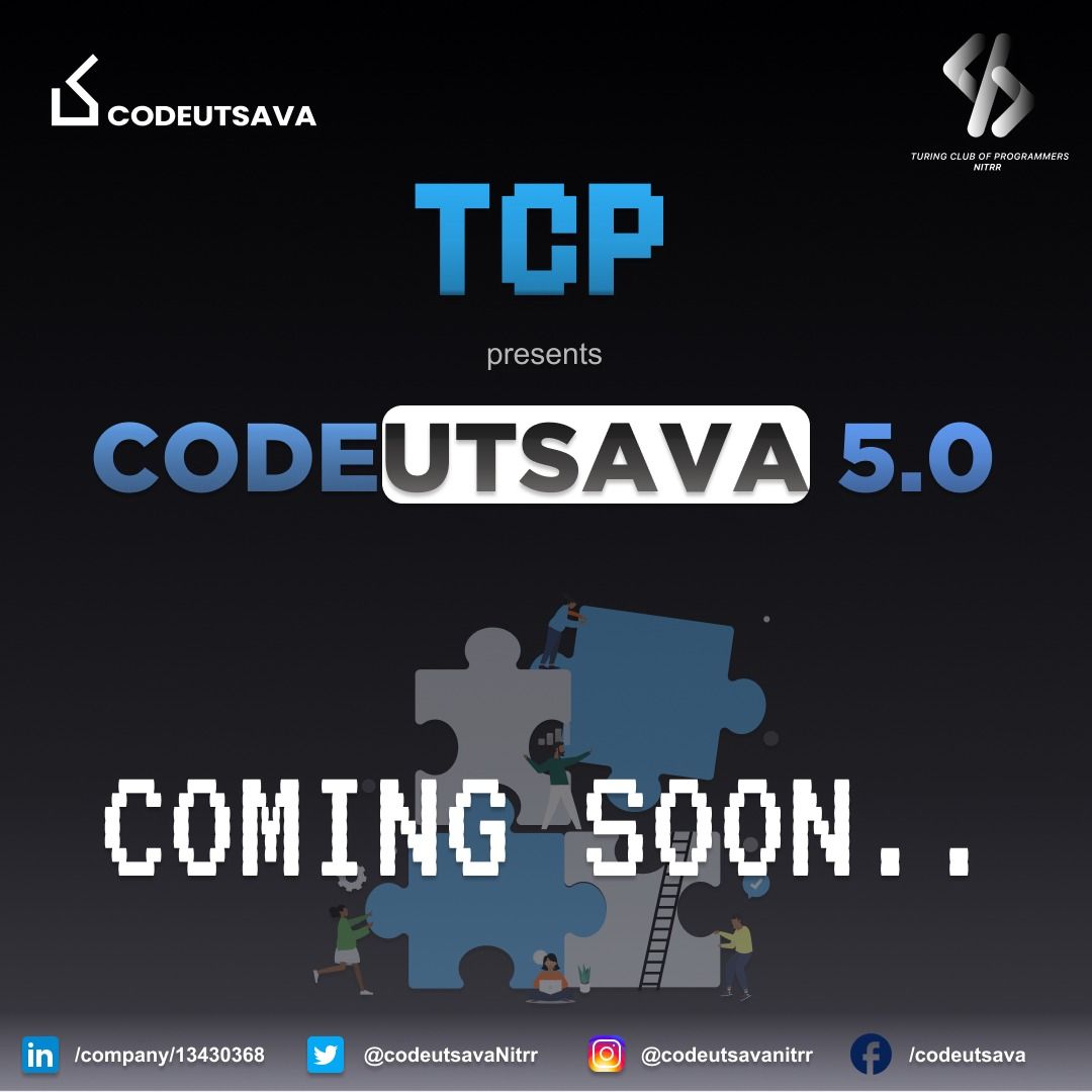 Codeutsava NIT Raipur on LinkedIn: Hello coders! It’s finally THAT time ... Codeutsava NIT Raipur on LinkedIn: Hello coders! It’s finally THAT time ...
