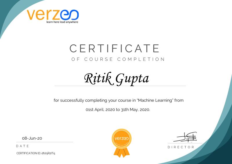 Ritik Gupta on LinkedIn: #certificate #completed #onlinecourse # ... Ritik Gupta on LinkedIn: #certificate #completed #onlinecourse # ...