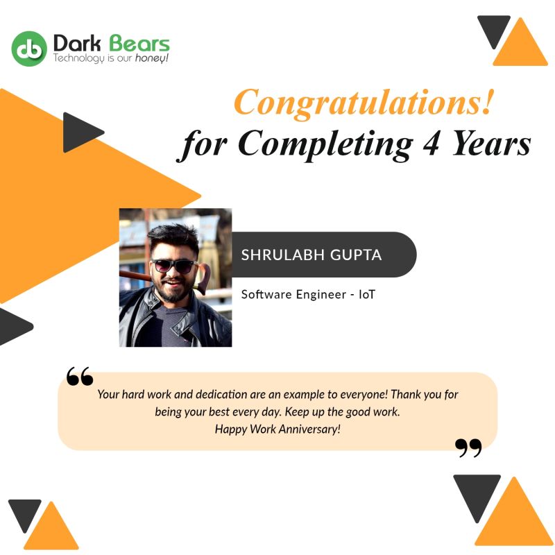 Shrulabh Gupta on LinkedIn: #4years #flutterdeveloper #flutter # ... Shrulabh Gupta on LinkedIn: #4years #flutterdeveloper #flutter # ...