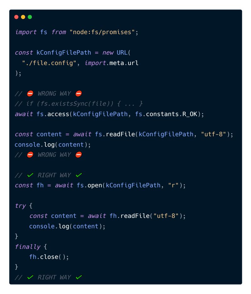 Thomas G. on LinkedIn: #node #nodejs #filesystem Thomas G. on LinkedIn: #node #nodejs #filesystem