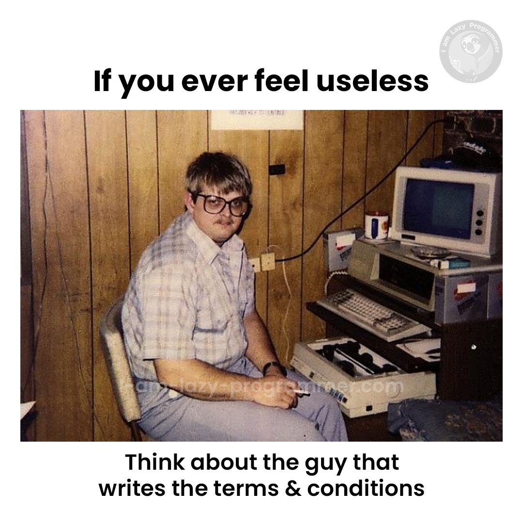 Lazy programmer on LinkedIn: Don't worry, if you are useless, no one ... Lazy programmer on LinkedIn: Don't worry, if you are useless, no one ...
