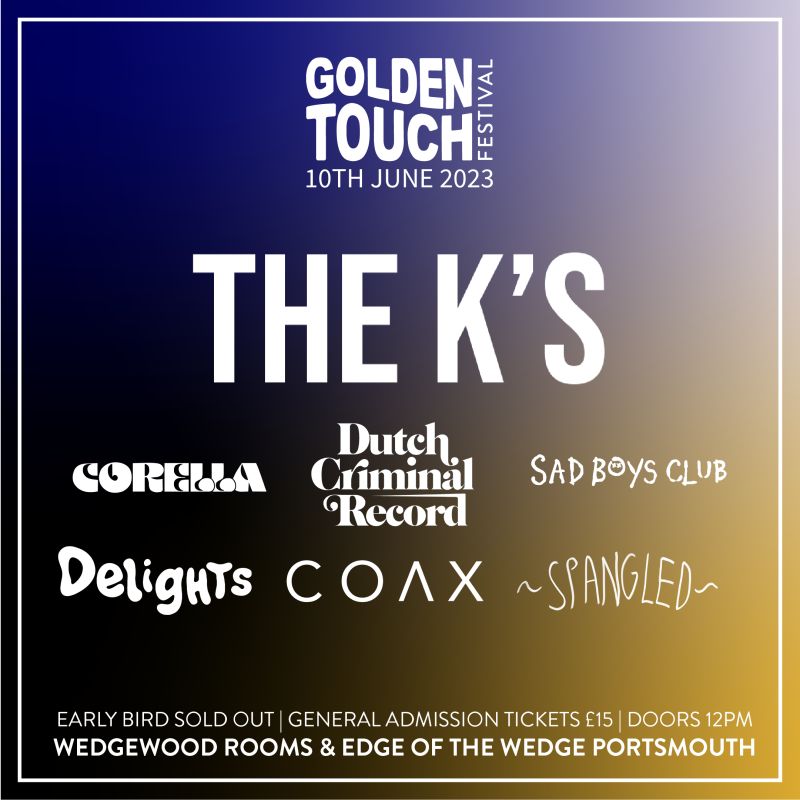 Pleased to announce the first wave to Golden Touch Festival. Our ... Pleased to announce the first wave to Golden Touch Festival. Our ...