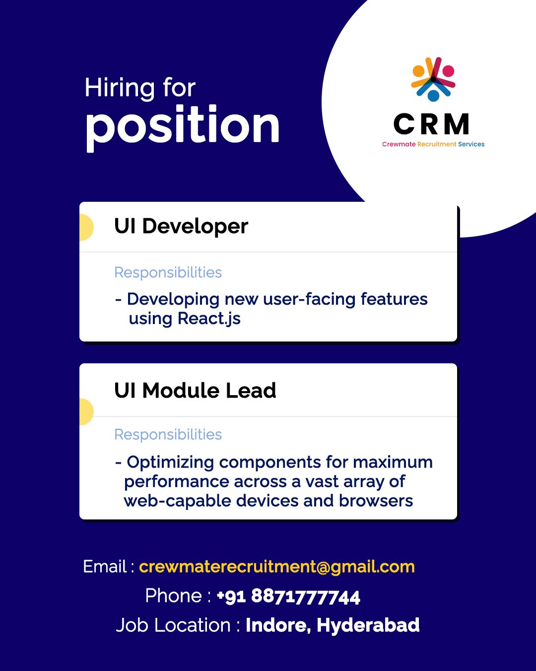Nidhi Jain on LinkedIn: #uideveloper #reactjsdeveloper Nidhi Jain on LinkedIn: #uideveloper #reactjsdeveloper