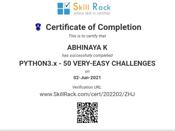 Abhinaya K on LinkedIn: #skillrack #python Abhinaya K on LinkedIn: #skillrack #python