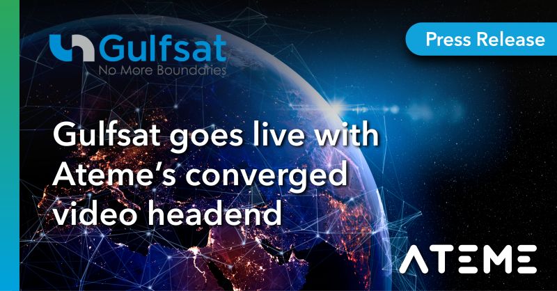 Ateme on LinkedIn: #ateme #gulfsat #ott Ateme on LinkedIn: #ateme #gulfsat #ott