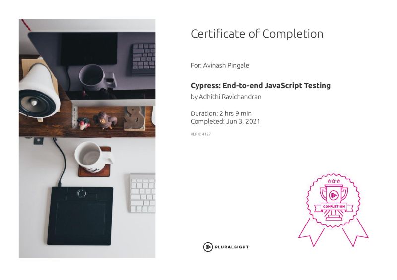 Avinash Pingale on LinkedIn: #automation #testing #cypressio # ... Avinash Pingale on LinkedIn: #automation #testing #cypressio # ...