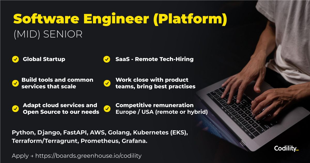 Wojciech B. on LinkedIn: #python #django #aws #kubernetes #golang # ... Wojciech B. on LinkedIn: #python #django #aws #kubernetes #golang # ...