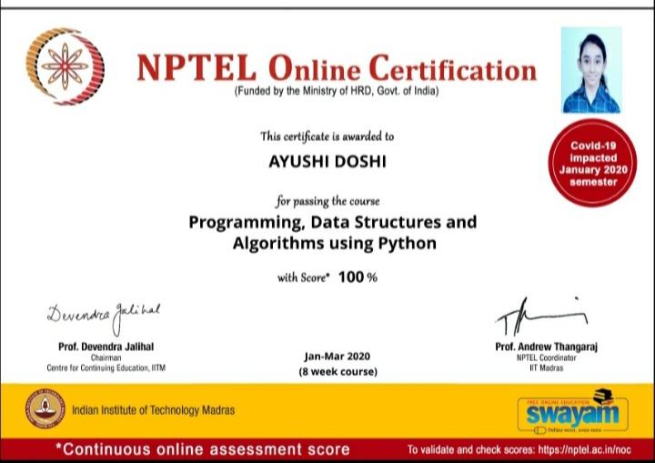 Ayushi Doshi on LinkedIn: #python #datastructures #algorithms # ... Ayushi Doshi on LinkedIn: #python #datastructures #algorithms # ...