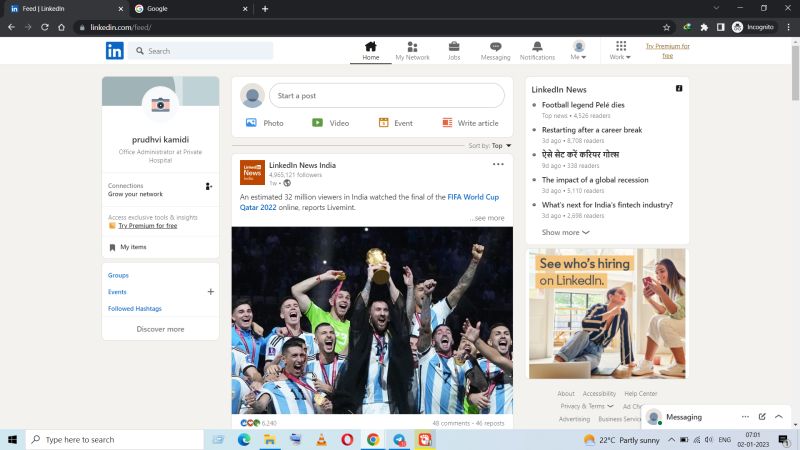Prudhvi K PythonLife on LinkedIn: Task 1 Install Vs code and Python ... Prudhvi K PythonLife on LinkedIn: Task 1 Install Vs code and Python ...