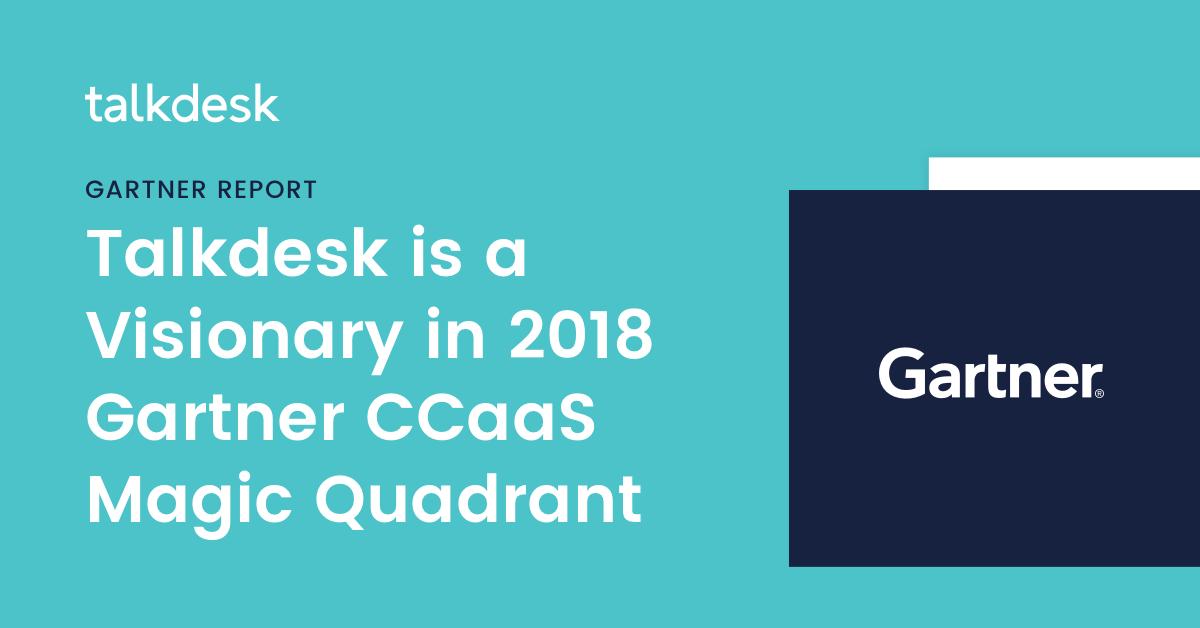 Talkdesk on LinkedIn: Talkdesk Named a Visionary in 2018 Gartner Magic ... Talkdesk on LinkedIn: Talkdesk Named a Visionary in 2018 Gartner Magic ...
