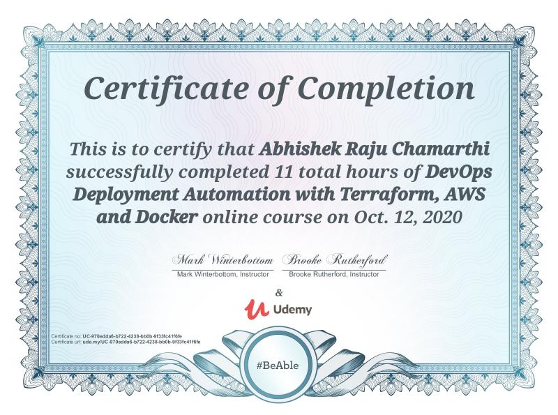 #devops #terraform #docker #aws #cloudinfrastructure | Abhishek Raju #devops #terraform #docker #aws #cloudinfrastructure | Abhishek Raju