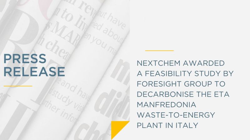 MAIRE on LinkedIn: We announce that our subsidiary NextChem has been ... MAIRE on LinkedIn: We announce that our subsidiary NextChem has been ...