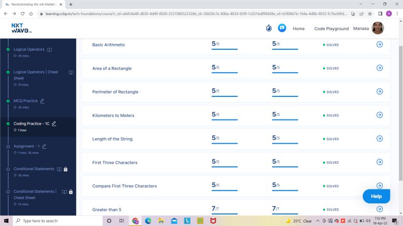 Noru Manasa on LinkedIn: #coding #python #programming #ccbp #ccbpian # ... Noru Manasa on LinkedIn: #coding #python #programming #ccbp #ccbpian # ...
