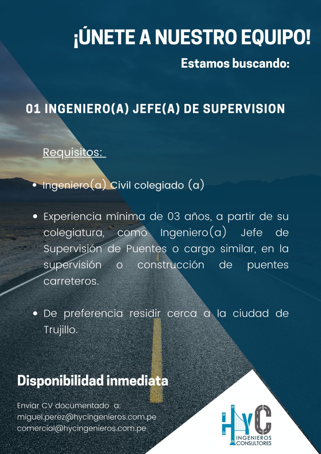Teresa Regalado on LinkedIn: #oportunidadlaboral #ingenierocivil Teresa Regalado on LinkedIn: #oportunidadlaboral #ingenierocivil