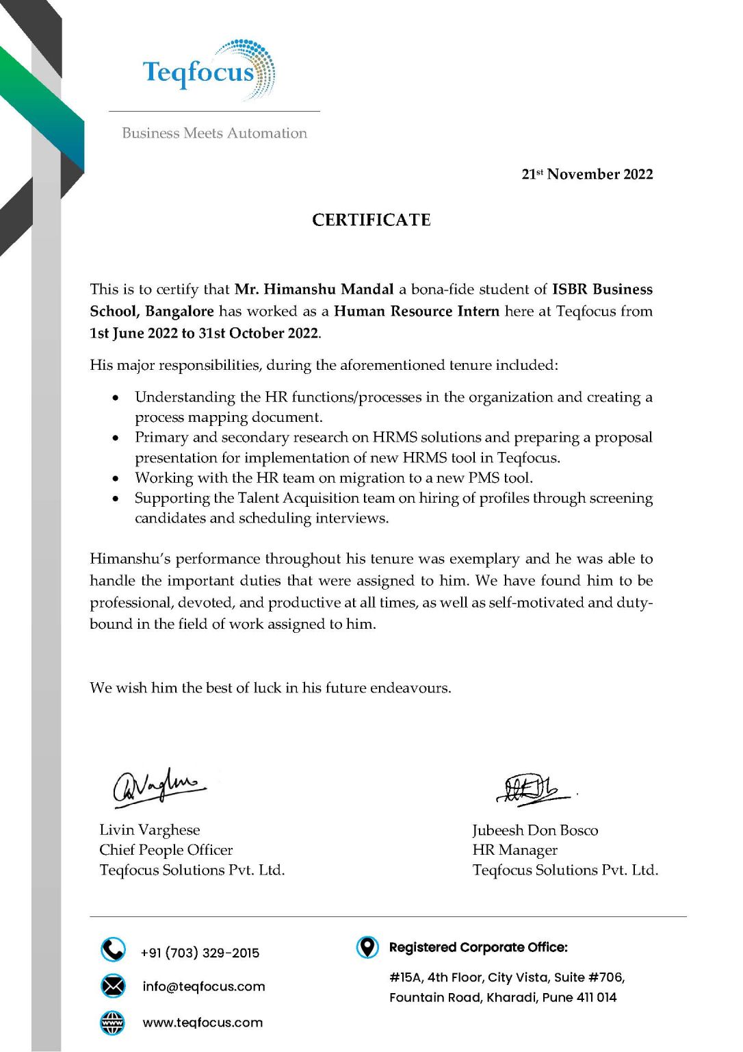 #isbr #internship #experience #hr #learning | Himanshu Mandal | 12 comments #isbr #internship #experience #hr #learning | Himanshu Mandal | 12 comments