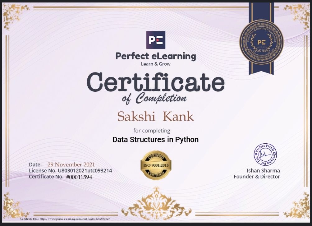 #datastructures #pythonprogramming #python | Sakshi Kank #datastructures #pythonprogramming #python | Sakshi Kank