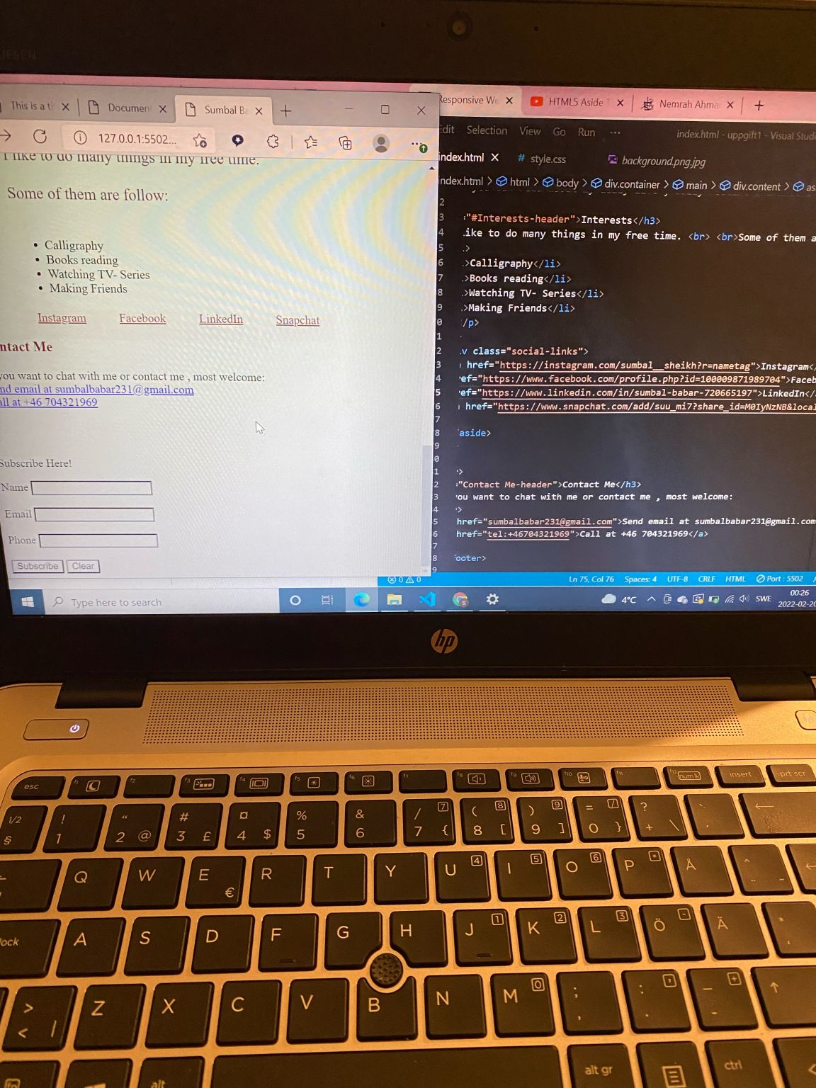 Sumbal Babar on LinkedIn: #html #css #coding #programming #webdevelopment Sumbal Babar on LinkedIn: #html #css #coding #programming #webdevelopment
