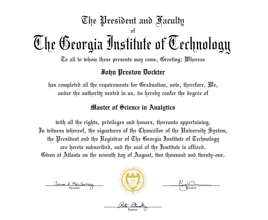 John Dockter on LinkedIn: #gatech #omsa #dataanalytics #datascience # ... John Dockter on LinkedIn: #gatech #omsa #dataanalytics #datascience # ...