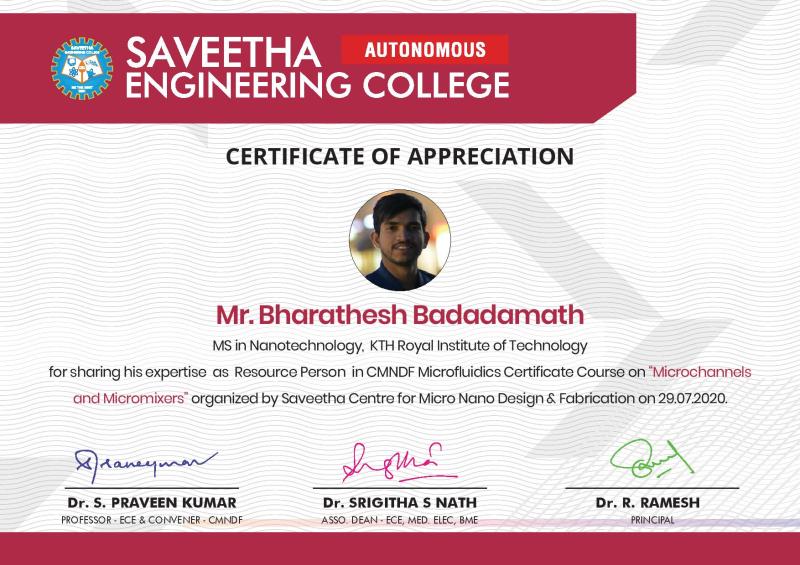 Bharathesh Badadamath on LinkedIn: #microfluidics #labonachip # ... Bharathesh Badadamath on LinkedIn: #microfluidics #labonachip # ...