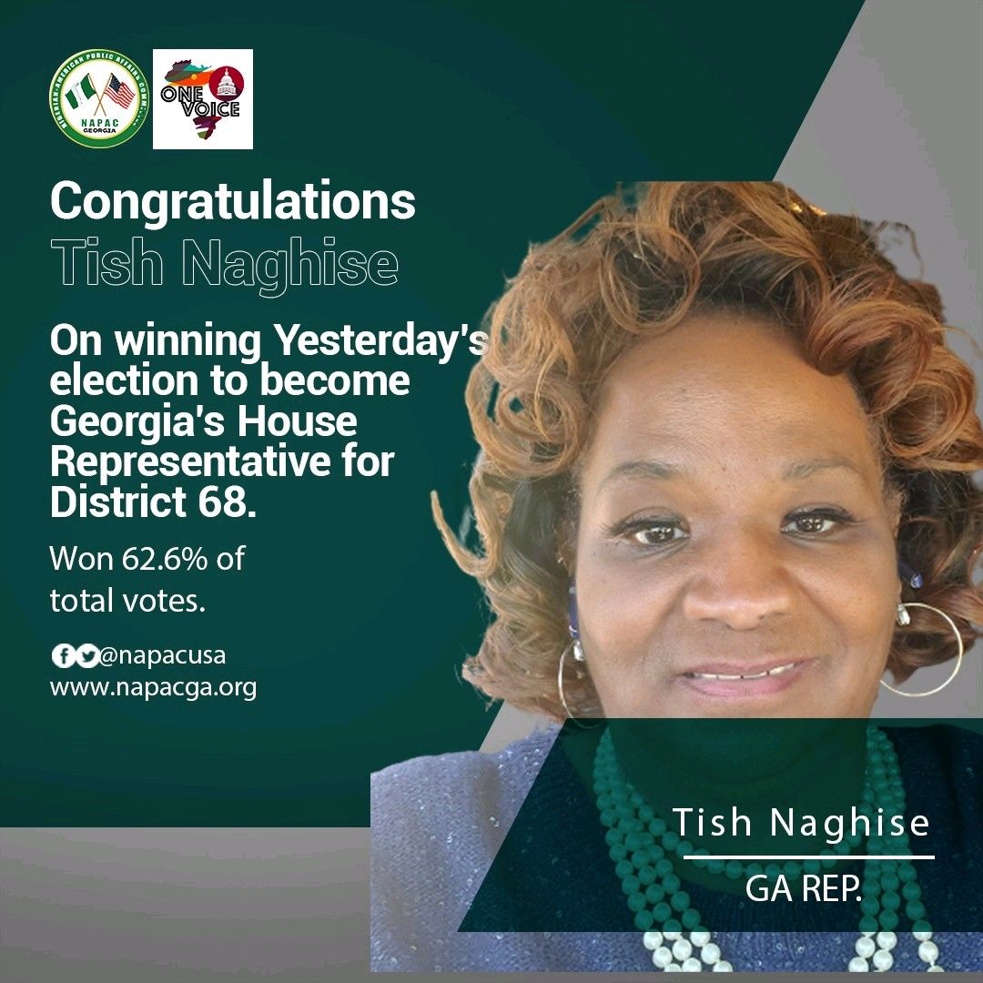 Congratulations to Tish Naghise on her win for Georgia State ... Congratulations to Tish Naghise on her win for Georgia State ...