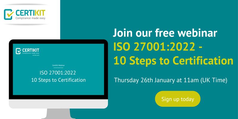 CertiKit on LinkedIn: #webinar #iso27001 #iso27001certification #isms CertiKit on LinkedIn: #webinar #iso27001 #iso27001certification #isms