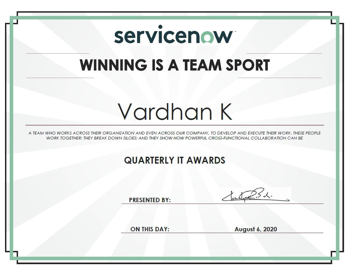 #servicenowstrong #servicenowproud | Vardhan Raju #servicenowstrong #servicenowproud | Vardhan Raju