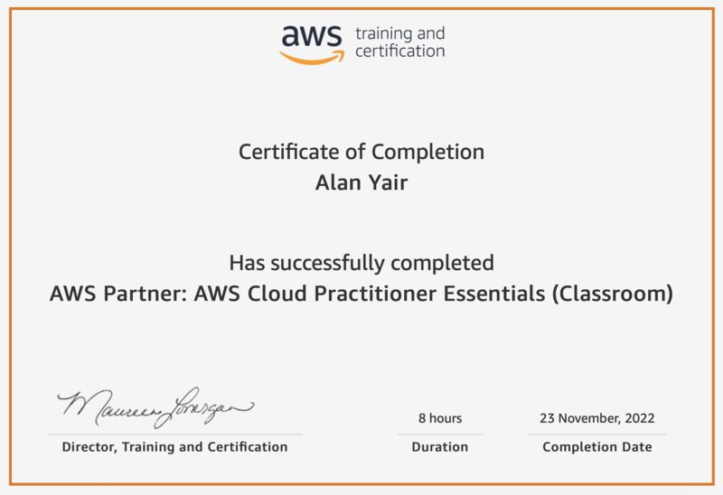 Alan Yair Solano Cuevas on LinkedIn: #aws #cloud Alan Yair Solano Cuevas on LinkedIn: #aws #cloud