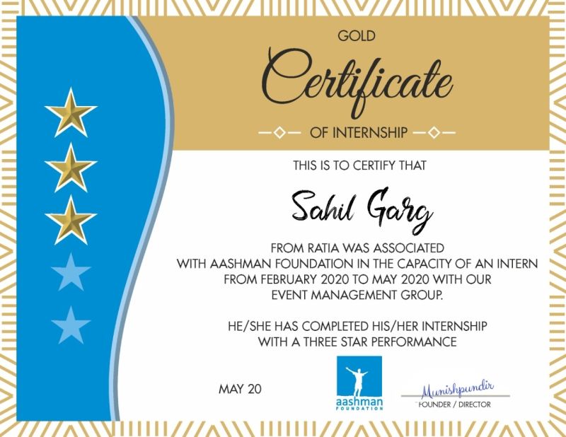 Sahil Garg on LinkedIn: #internshala #internship Sahil Garg on LinkedIn: #internshala #internship