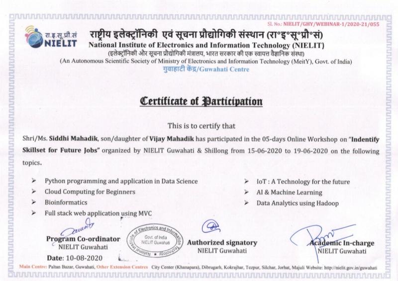 Siddhi Mahadik on LinkedIn: #gainknowledge Siddhi Mahadik on LinkedIn: #gainknowledge