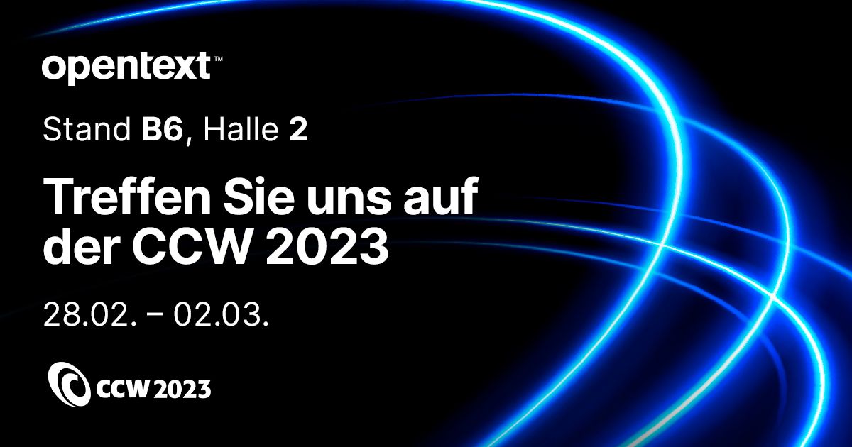 OpenText DACH auf LinkedIn: #opentext #customerexperience #customerjourney OpenText DACH auf LinkedIn: #opentext #customerexperience #customerjourney