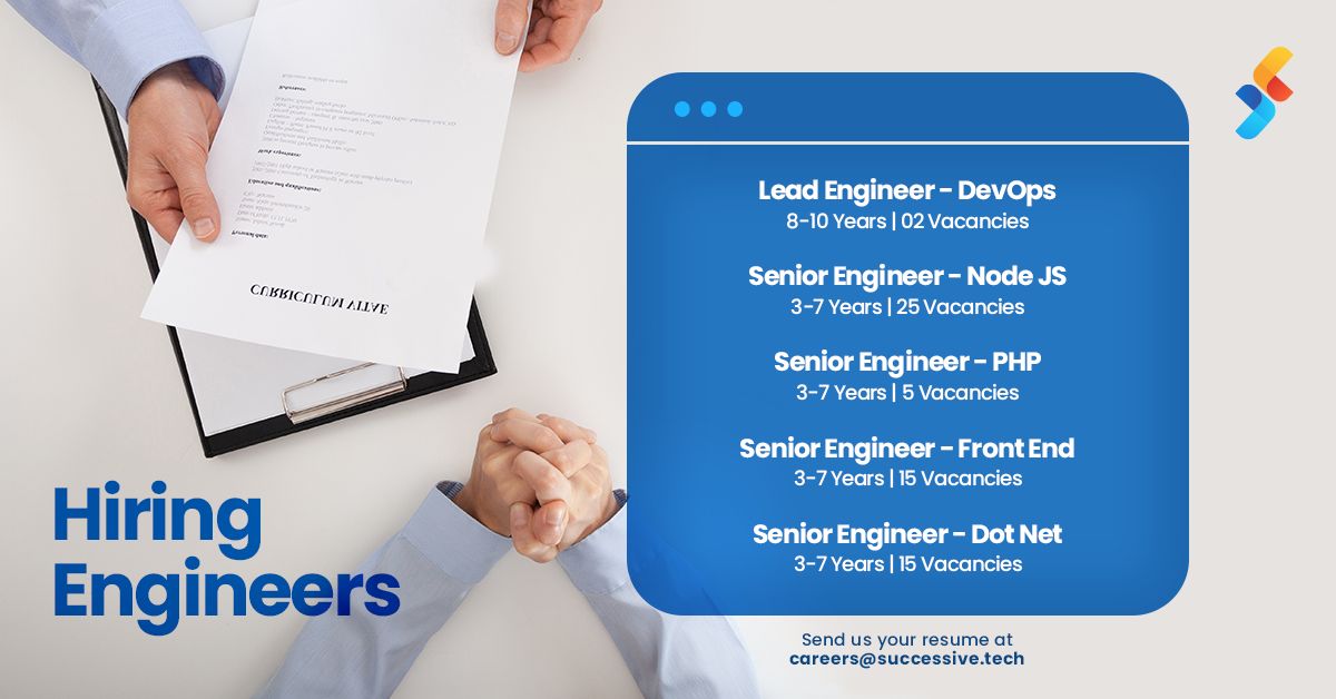 Shubham Soni on LinkedIn: #hiring #engineers Shubham Soni on LinkedIn: #hiring #engineers