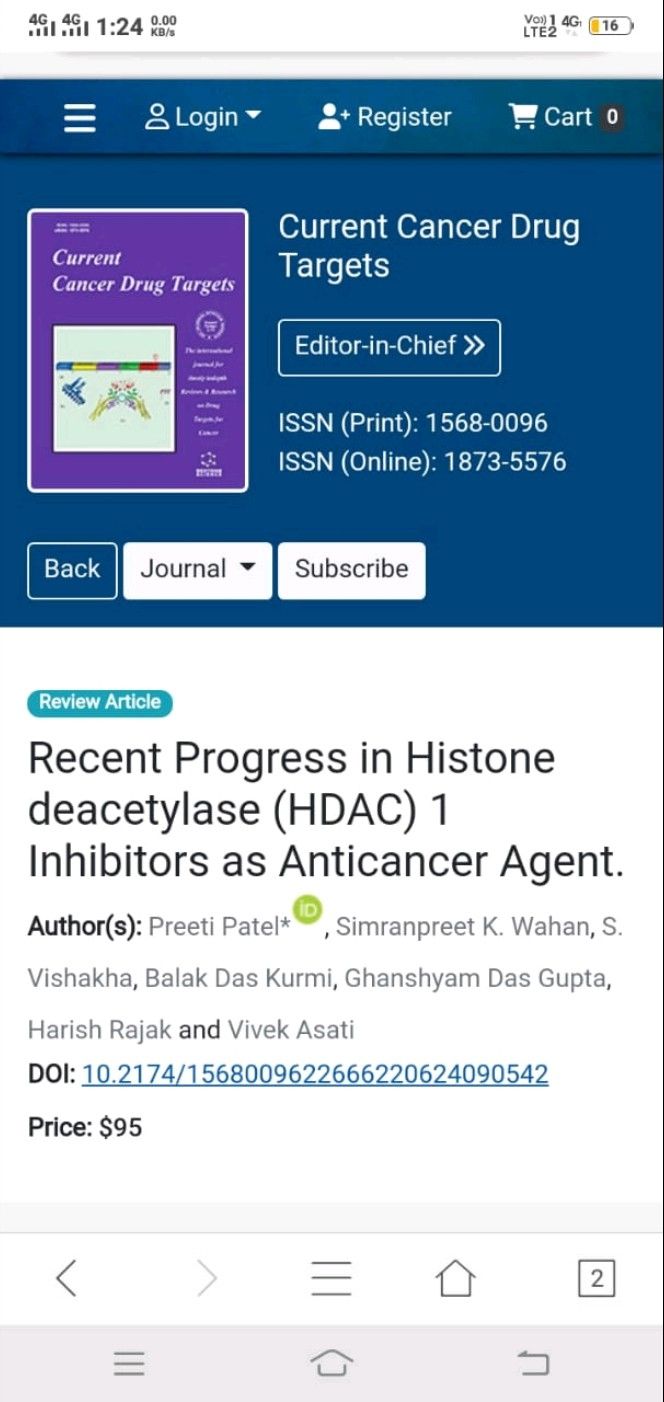Vishakha Sharma on LinkedIn: #review #benthamscience Vishakha Sharma on LinkedIn: #review #benthamscience