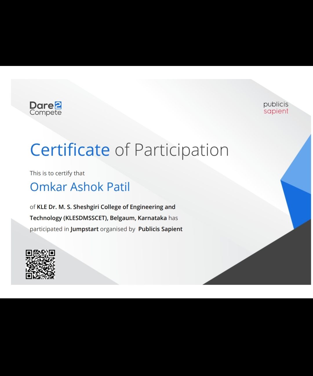 Omkar Patil on LinkedIn: #jumpstart Omkar Patil on LinkedIn: #jumpstart