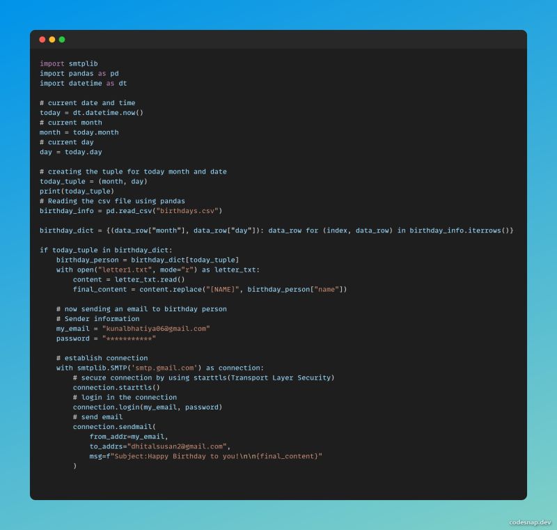 Susan Dhital on LinkedIn: #100daysofpython #python #learning ... Susan Dhital on LinkedIn: #100daysofpython #python #learning ...