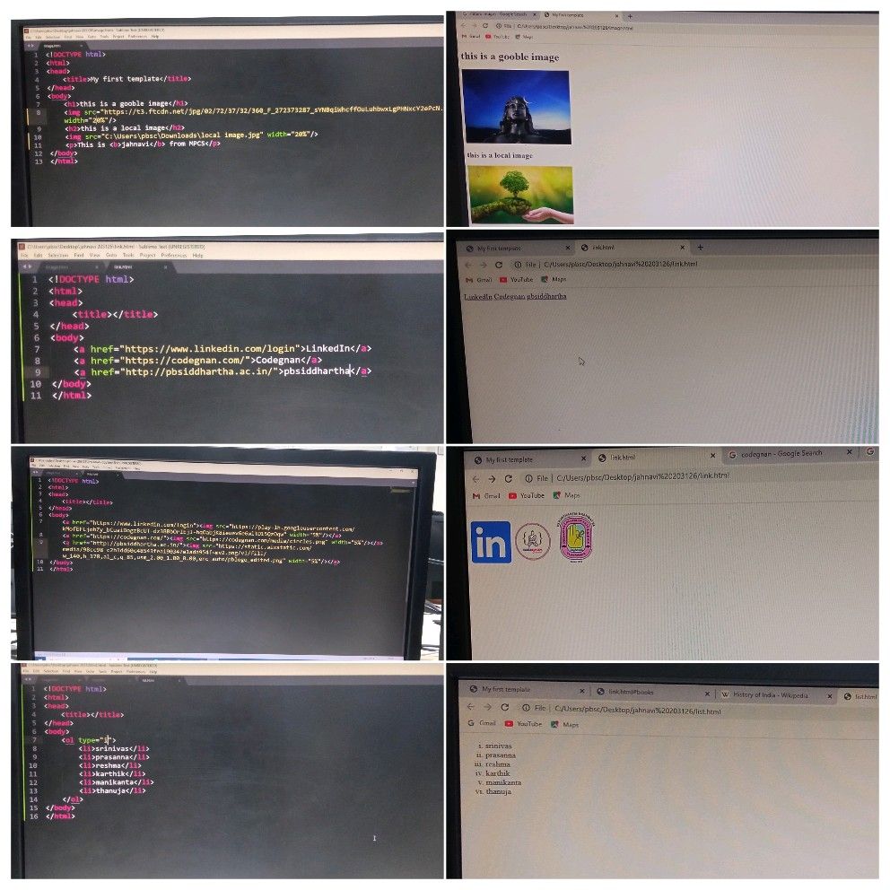 Jahnavi Madoju on LinkedIn: #html #internship Jahnavi Madoju on LinkedIn: #html #internship