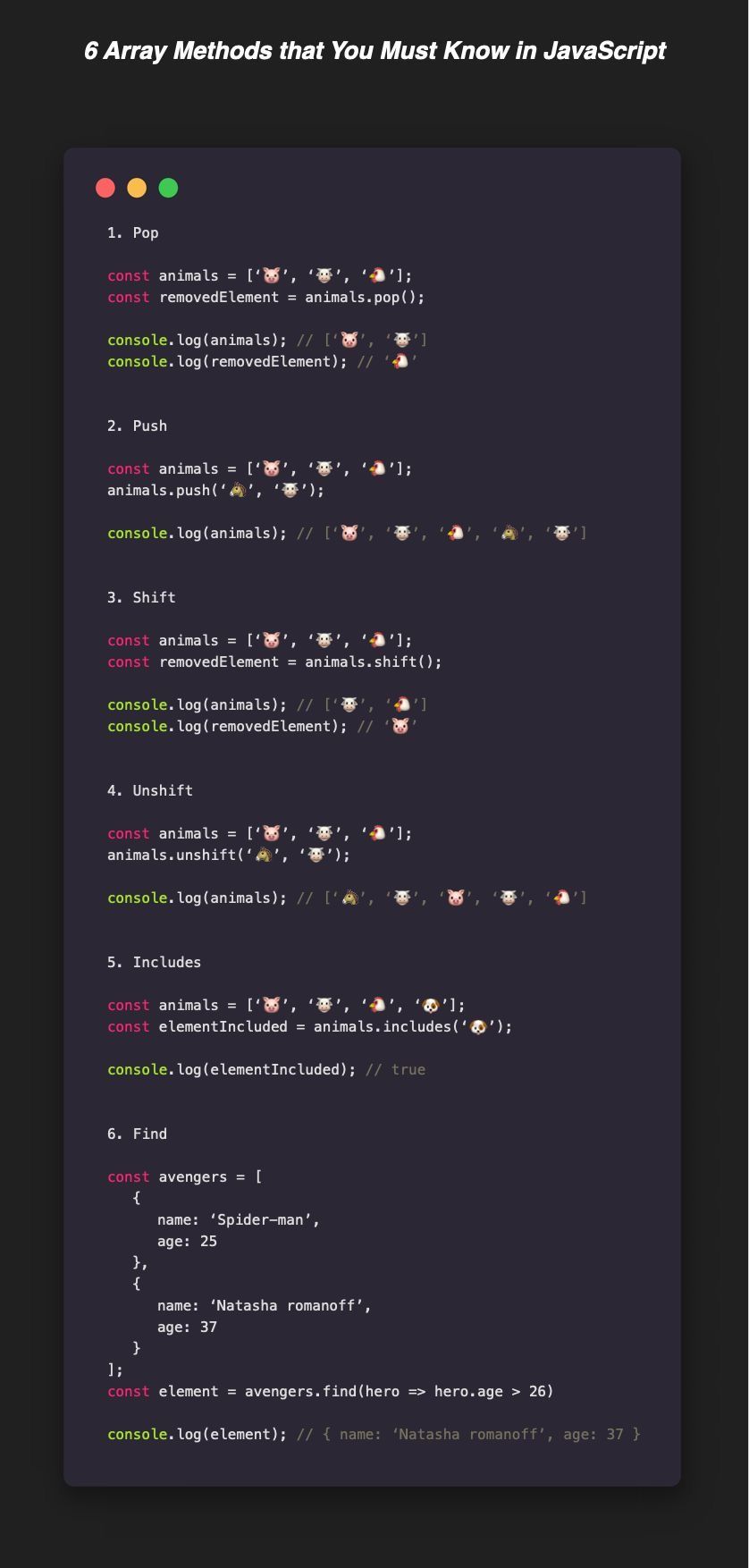 Muhammad Ali on LinkedIn: JS array methods Muhammad Ali on LinkedIn: JS array methods