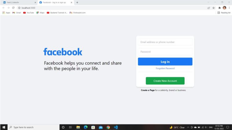 Deepesh Nirapure on LinkedIn: #reactjs #tailwindcss #facebook Deepesh Nirapure on LinkedIn: #reactjs #tailwindcss #facebook