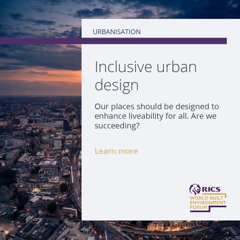 RICS on LinkedIn: #wbef #accessibility #builltenvironment #inclusion RICS on LinkedIn: #wbef #accessibility #builltenvironment #inclusion