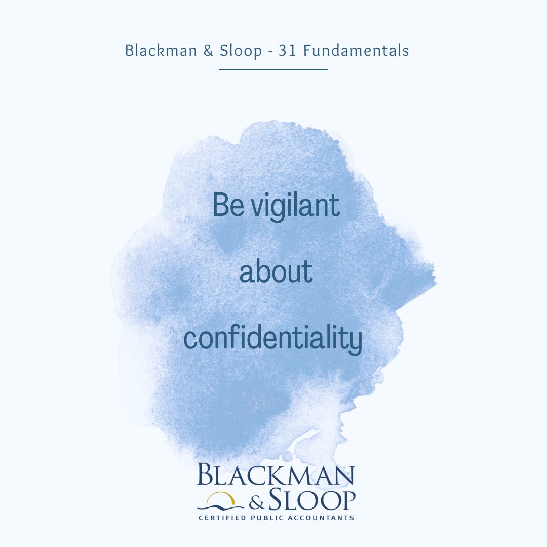 #trustedadvisors #fundamentals #blackmansloopway | Blackman & Sloop #trustedadvisors #fundamentals #blackmansloopway | Blackman & Sloop