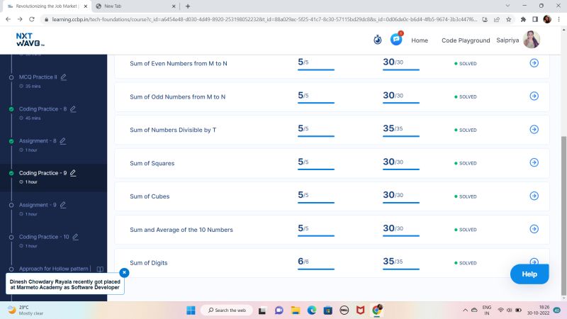 sai priya on LinkedIn: #30daysofcodechallenge #ccbpian #nxtwave # ... sai priya on LinkedIn: #30daysofcodechallenge #ccbpian #nxtwave # ...